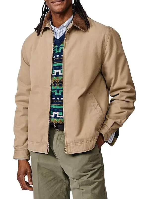 AUBIN Harrington Utility Jacket - Dark Sand