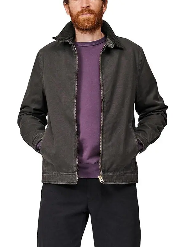 AUBIN Harrington Utility Jacket - Washed Black