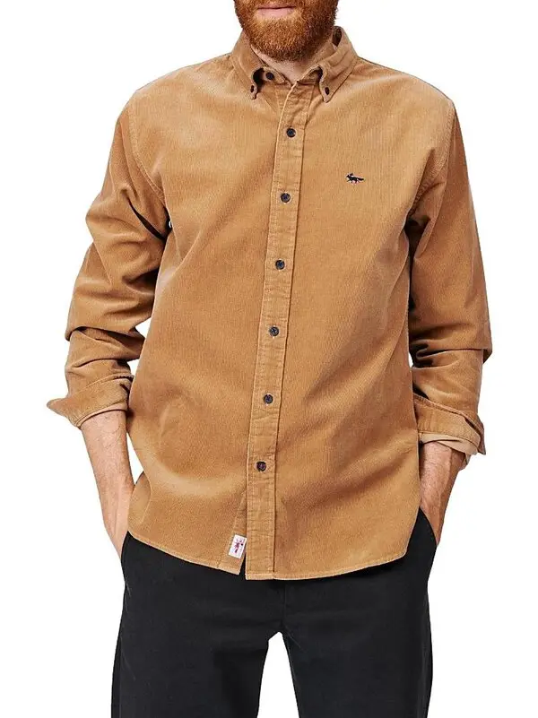 AUBIN Haworth Corduroy Shirt - Dijon