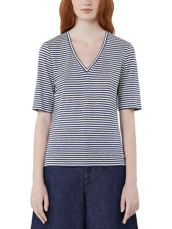 Max Mara Wkdopzione V-neck Top - Ultramarine
