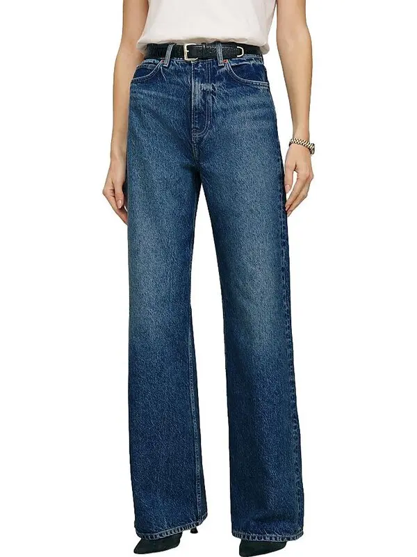 REFORMATION Cary High Rise Wide Leg Jeans - Lanier