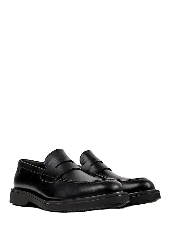 Camper Norman Leather Moccasins - Black