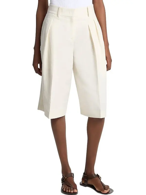 Michael Kors Pleated Shorts - Ecru