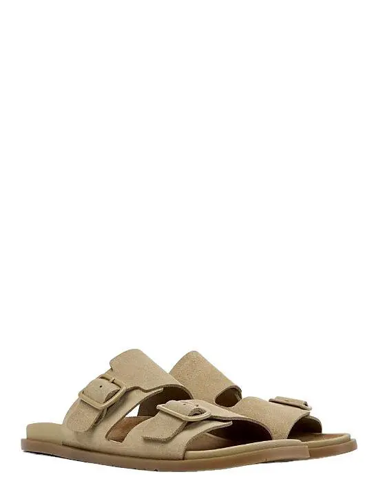 Camper Lluc 2-strap Leather Sandals - Brown