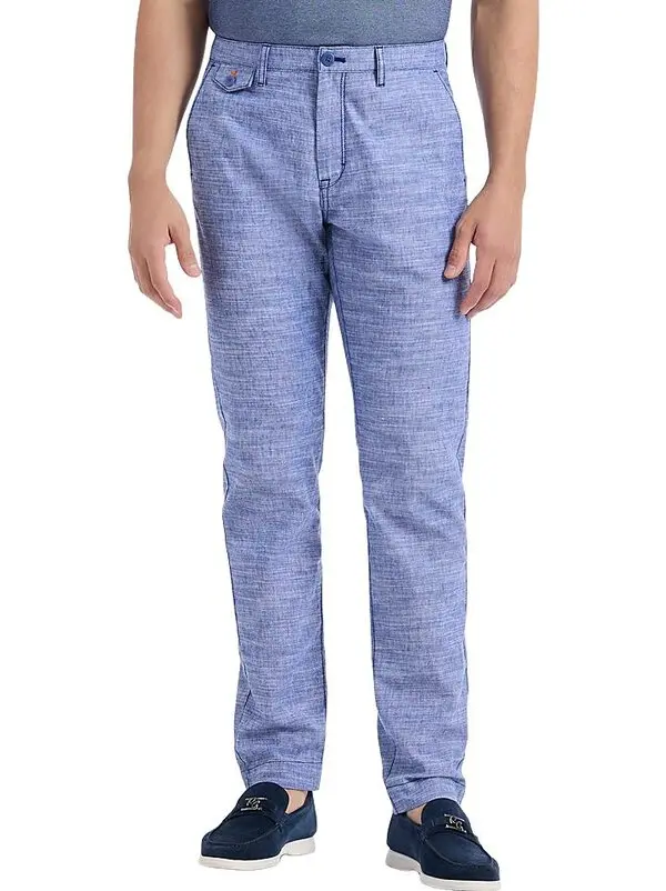 Robert Graham Dixton Heathered Woven Pants - Indigo