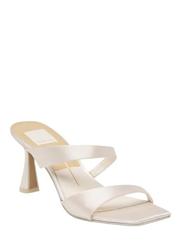 Dolce Vita Icelyn Strappy Sandals - Ivory Satin