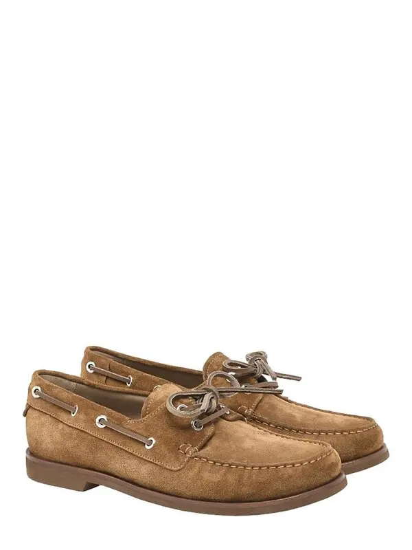 GIANVITO ROSSI Vandee Moccasin - Brown Suede Leather