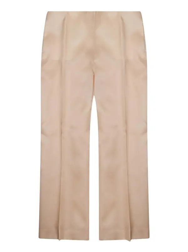 Alberta Ferretti Straight Leg Trousers - Beige