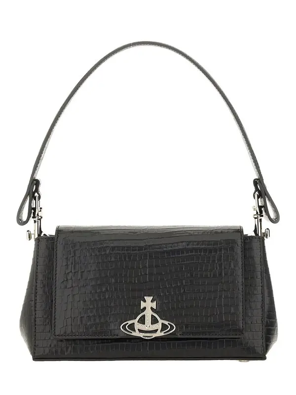 VIVIENNE WESTWOOD Hazel Medium Bag - Black
