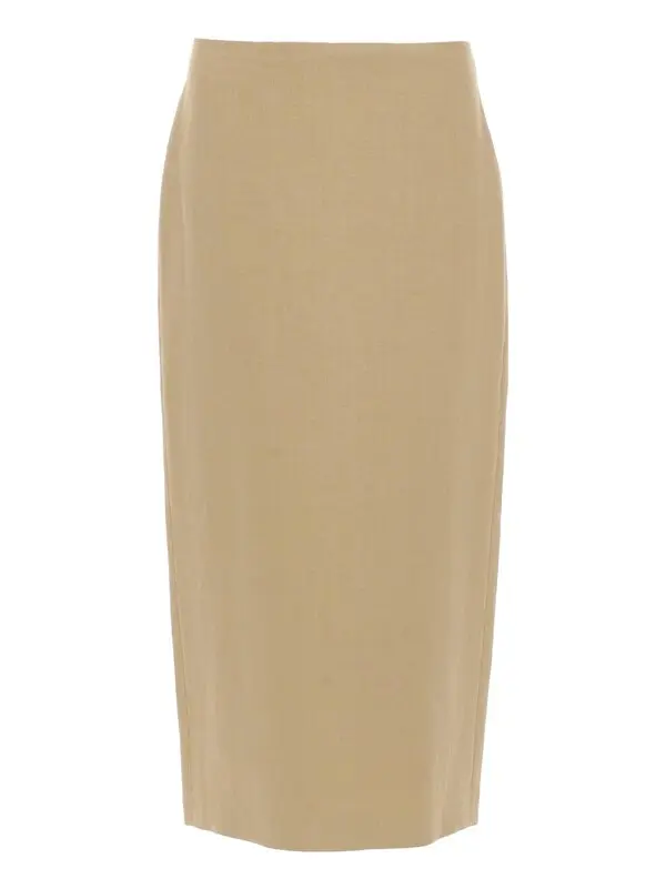 Max Mara Veranda Midi Skirt - Beige