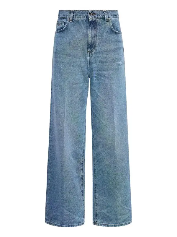 John Richmond Cotton Five-pocket Jeans - Blue