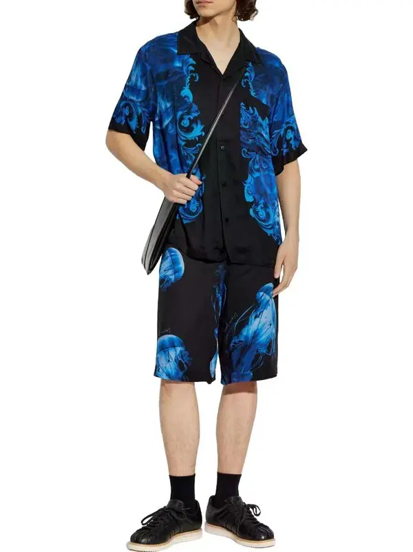 Versace Printed Shorts - Black