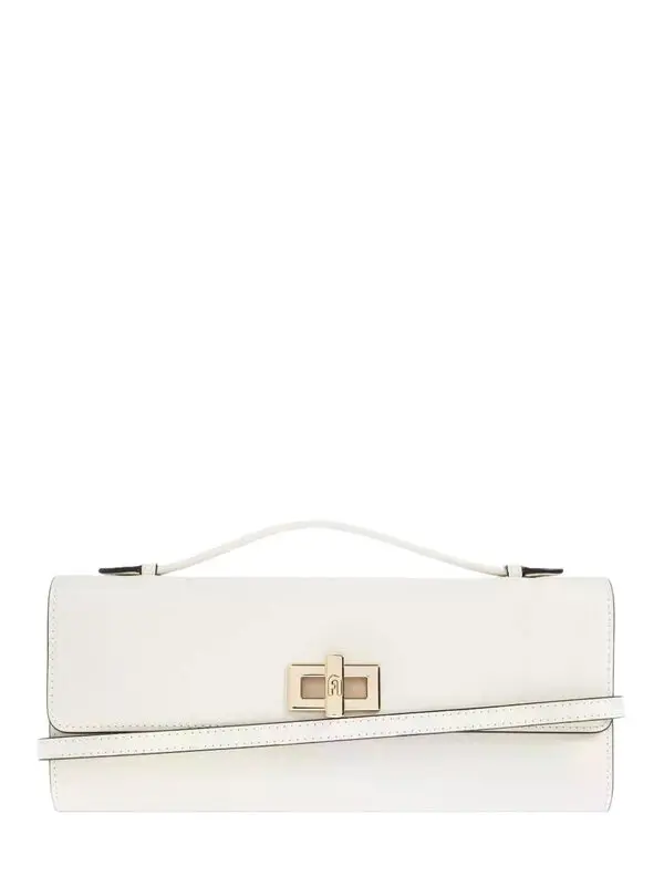 Furla Clara Clutch Bag - White