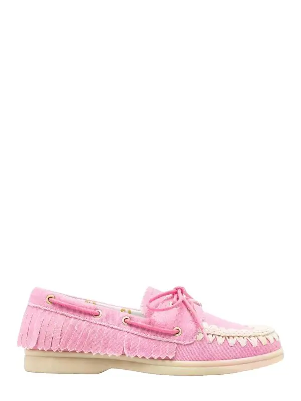 Mou Round-toe Loafers - Pink