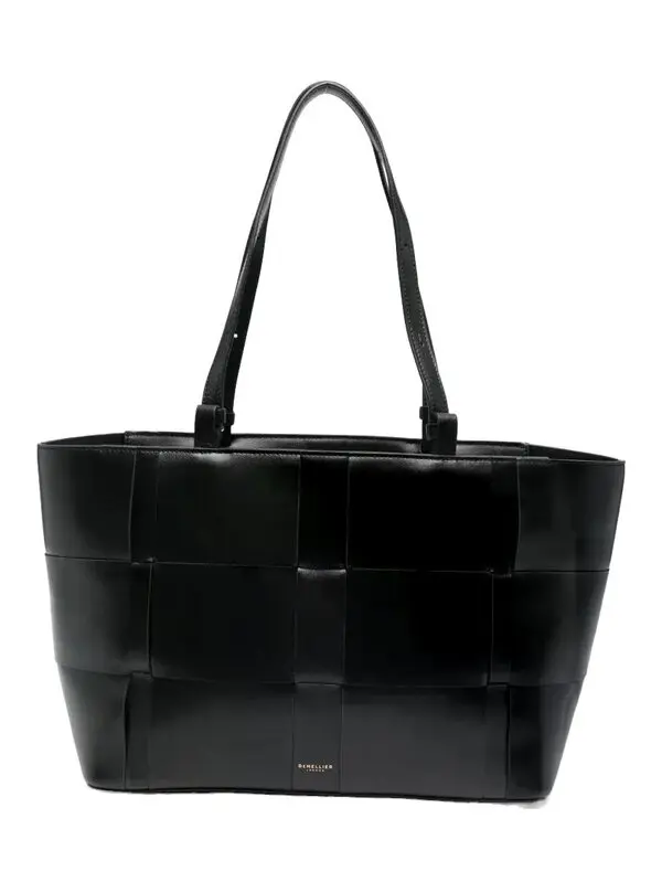 DEMELLIER Florence Woven Tote Bag - Black