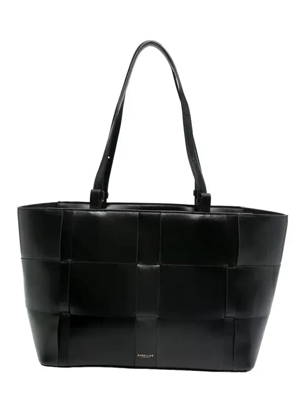 DEMELLIER Florence Woven Tote Bag - Black