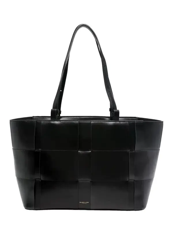 DEMELLIER Florence Woven Tote Bag - Black