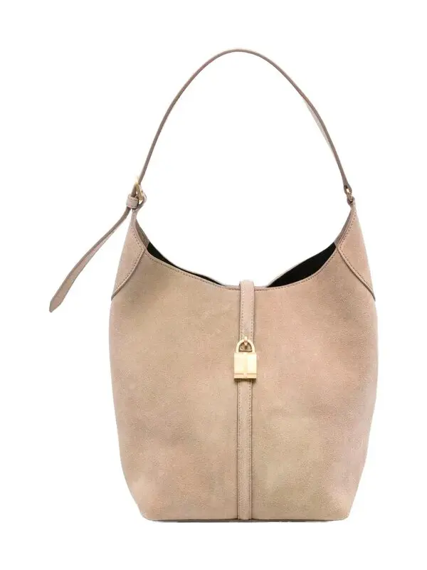 DEMELLIER Siena Suede Shoulder Bag - Neutrals