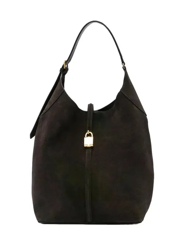 DEMELLIER Large Siena Suede Bucket Bag - Brown