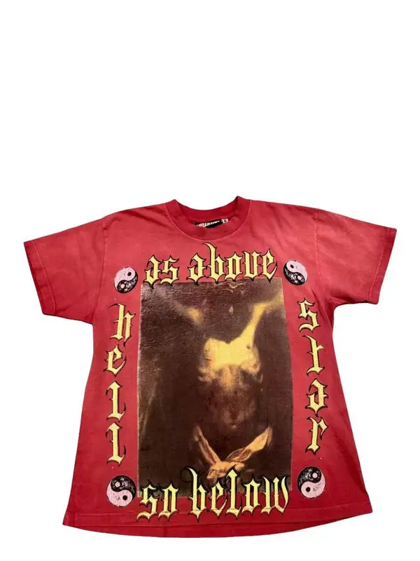 HELLSTAR As Above So Below T-shirt - Red
