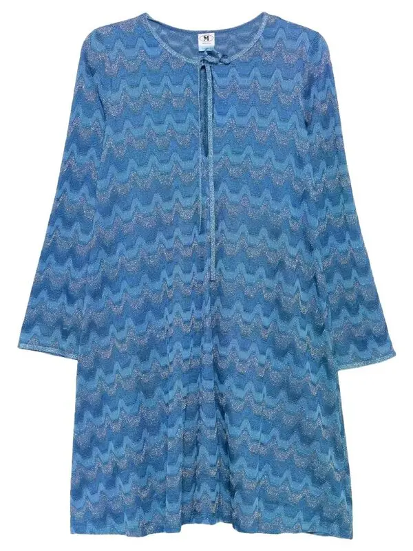 Missoni Long-sleeve Midi Dress - Blue