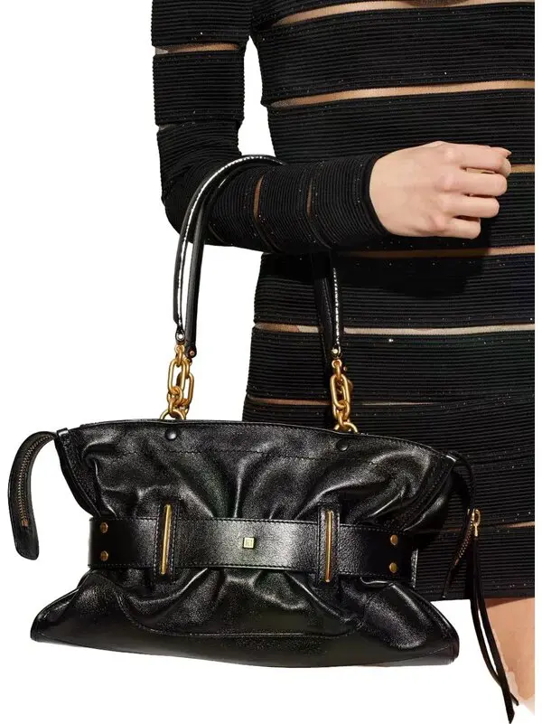 Balmain Anthem Tote Bag - Black