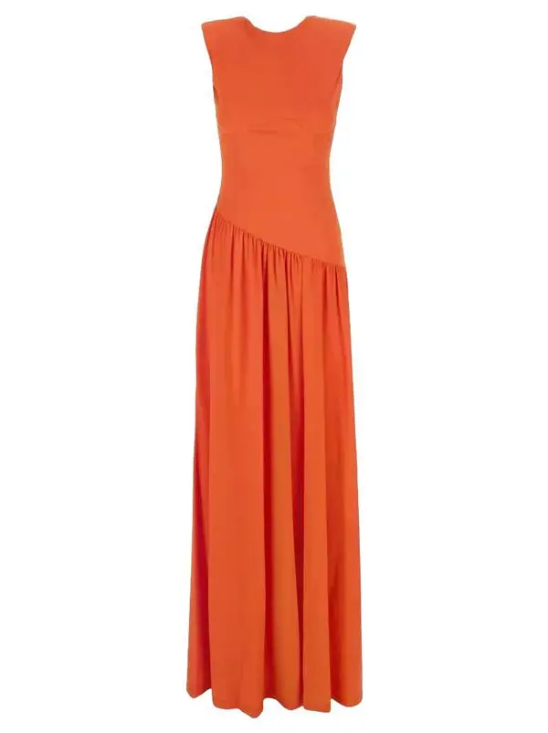 DANAMÉ Honora Stretch Maxi Dress - Orange