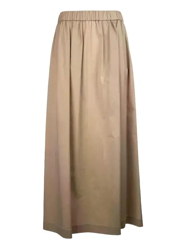 Peserico Gathered Midi Skirt - Neutrals
