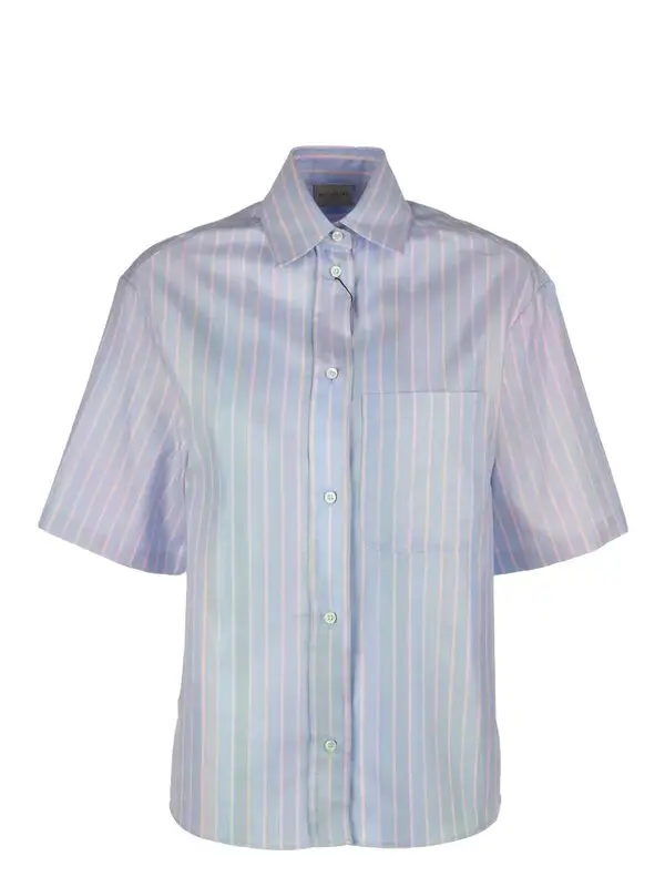 Paul & Shark Striped Short-sleeve Shirt - Blue