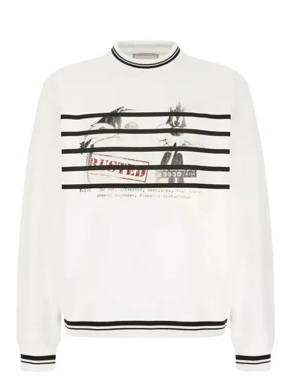Iceberg Graphic Print Sweater - White