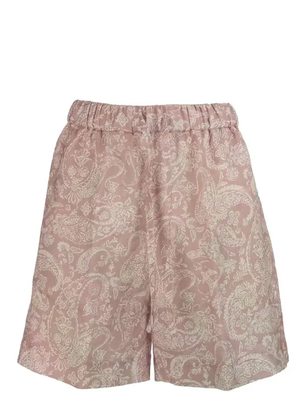 Paul & Shark Paisley-print Shorts - Pink