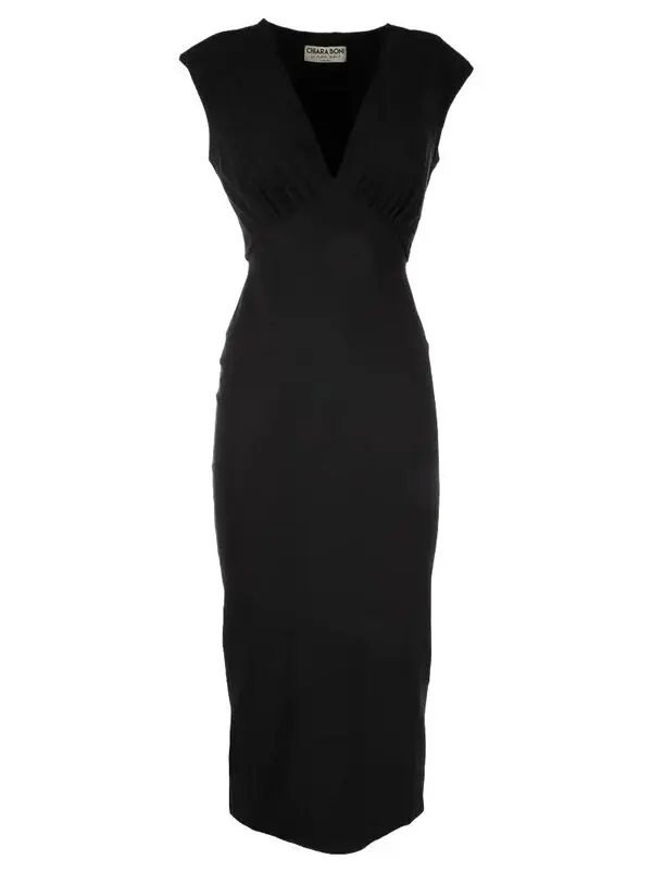 Chiara Boni La Petite Robe Maki Sleeveless Dress - Black