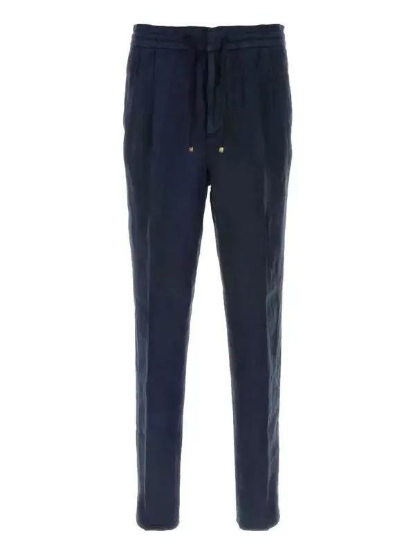 Brunello Cucinelli Drawstring Trousers - Blue