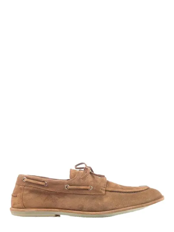 Officine Creative Love 001 Suede Boat Shoes - Brown