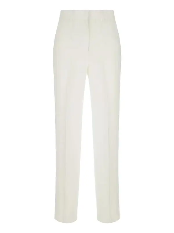 Antonelli Firenze Straight Leg Trousers - White