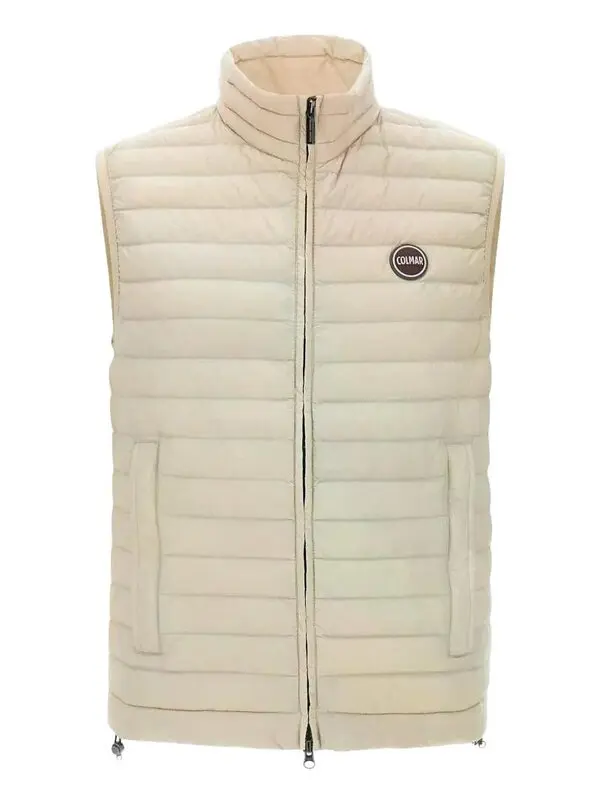 COLMAR Quilted Zipped Gilet - Neutrals