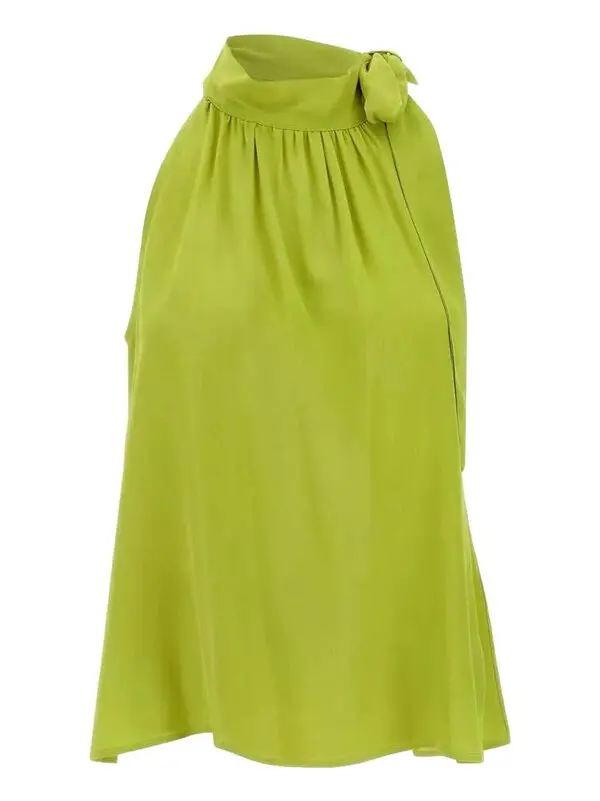 KAOS Halterneck Bow Top - Green