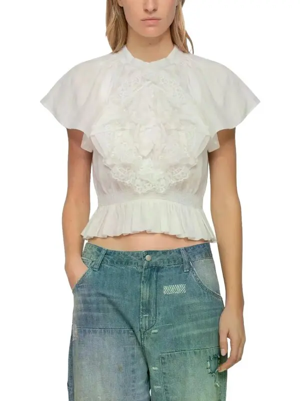Sea Holden Ruffled Blouse - White