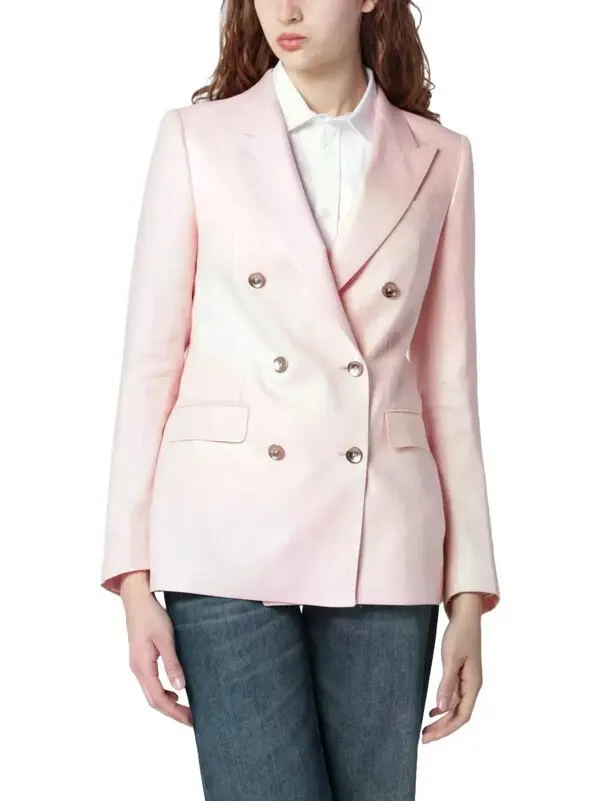 Tagliatore Button Double-breasted Blazer - Pink