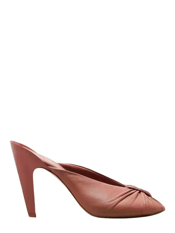Chloé Suzie Knotted Peep-toe Sandals - Pink
