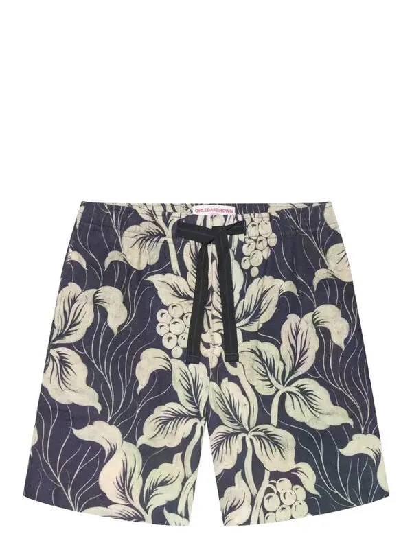 Orlebar Brown Floral Drawstring Shorts - Blue