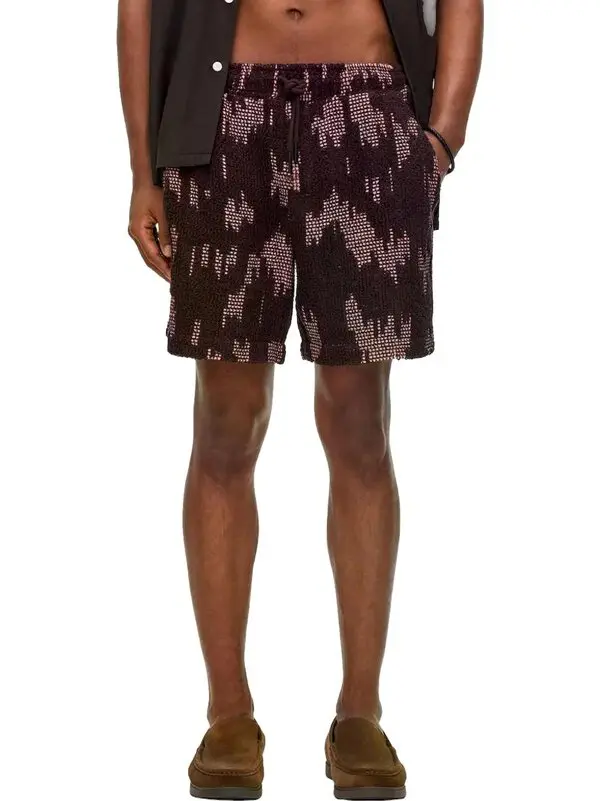 OAS Company Patterned Shorts - Brown