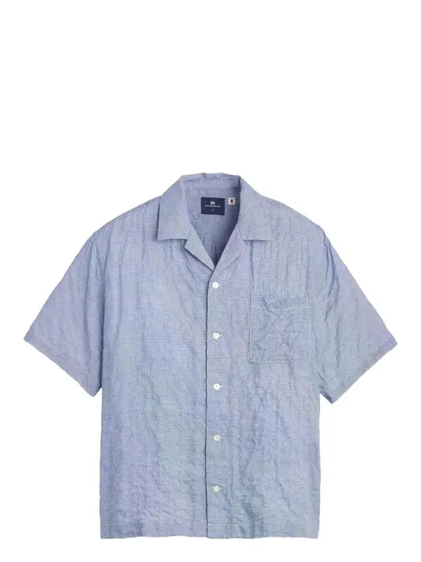 LEVI'S Short-sleeved Camp-collar Shirt - Blue