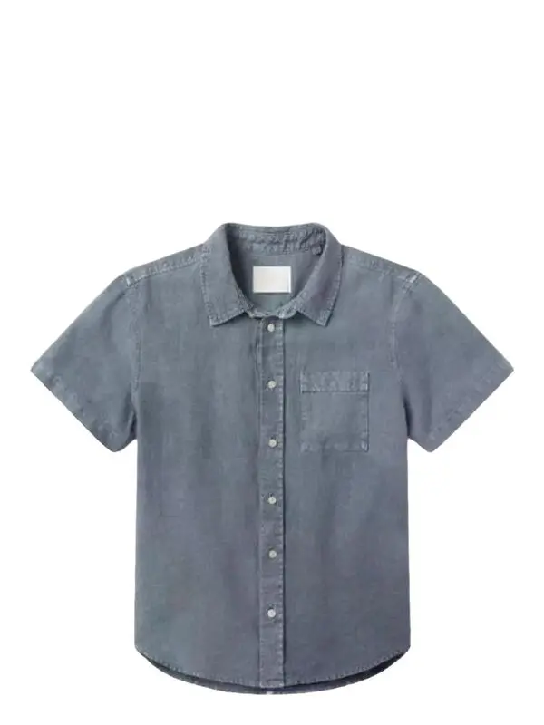 Citizens Of Humanity Cairo Buttoned Short-sleeve Shirt - Blue