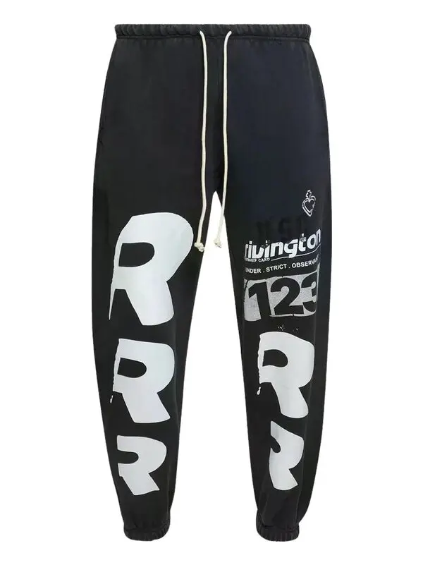 RIVINGTON ROI REBIS Membership Uso Enemy Track Pants - Black