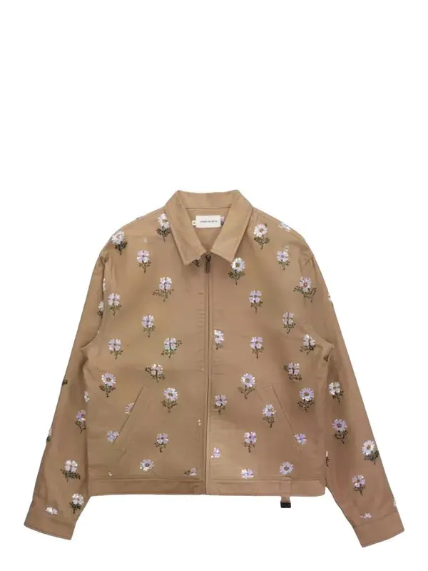 HONOR THE GIFT Beaded Flower Jacket - Neutrals