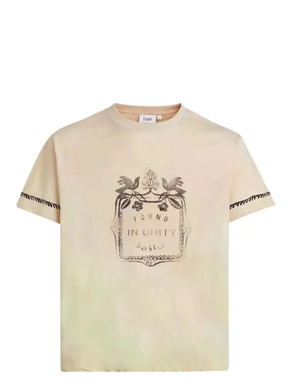 FOUND Printed Community T-shirt - Neutrals