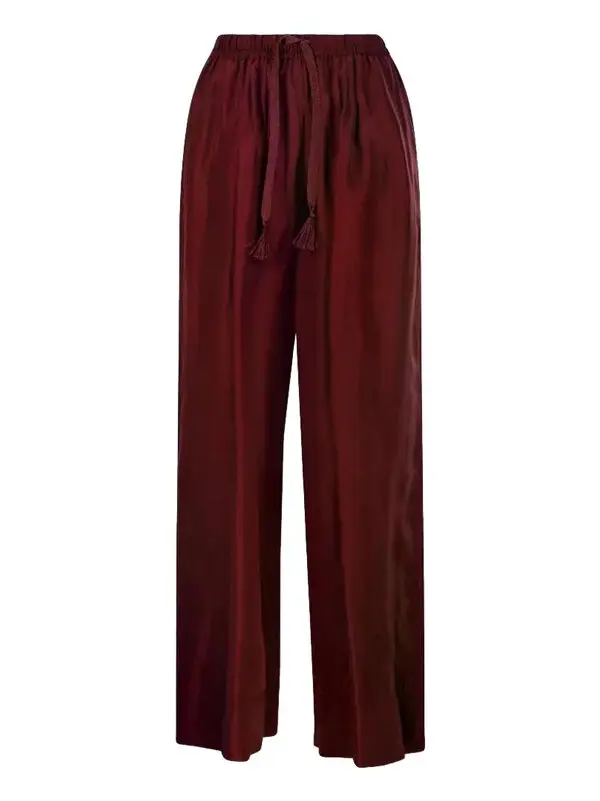 FORTE_FORTE Drawstring Trousers - Red