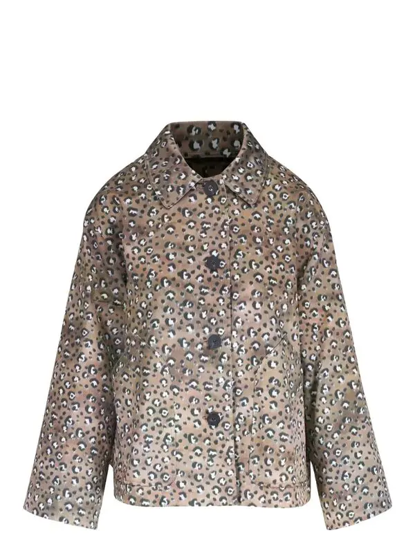 Lafayette 148 New York Leopard-print Jacket - Neutrals