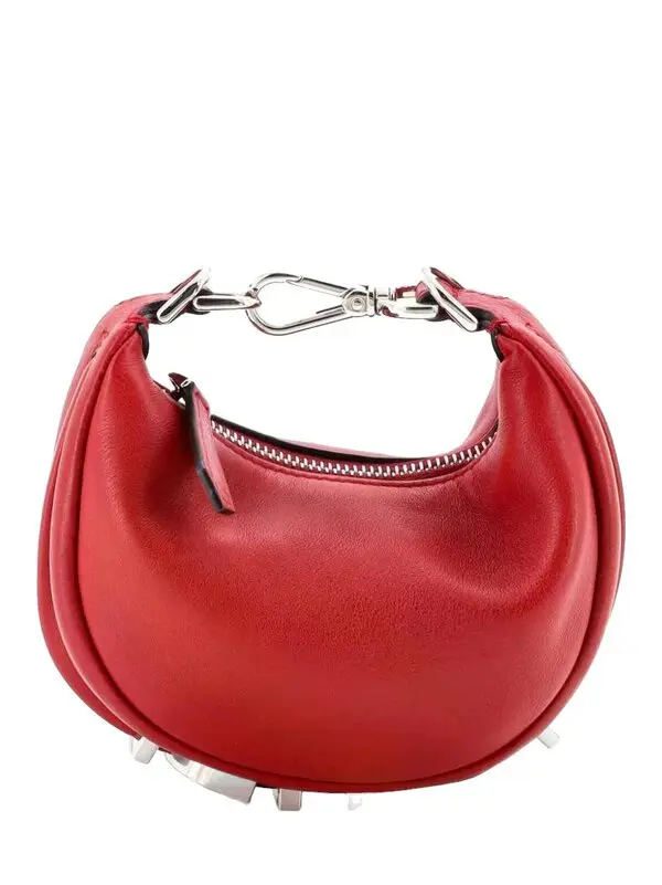 Fendi Graphy Bag Leather Nano Hobo Bag - Red